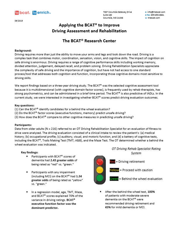 Adaptive Mobility Services Uses Cutting Edge Cognitive Screening To ...